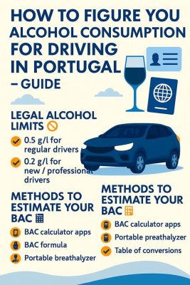 Portugal: How to Calculate Alcohol Level Before Driving